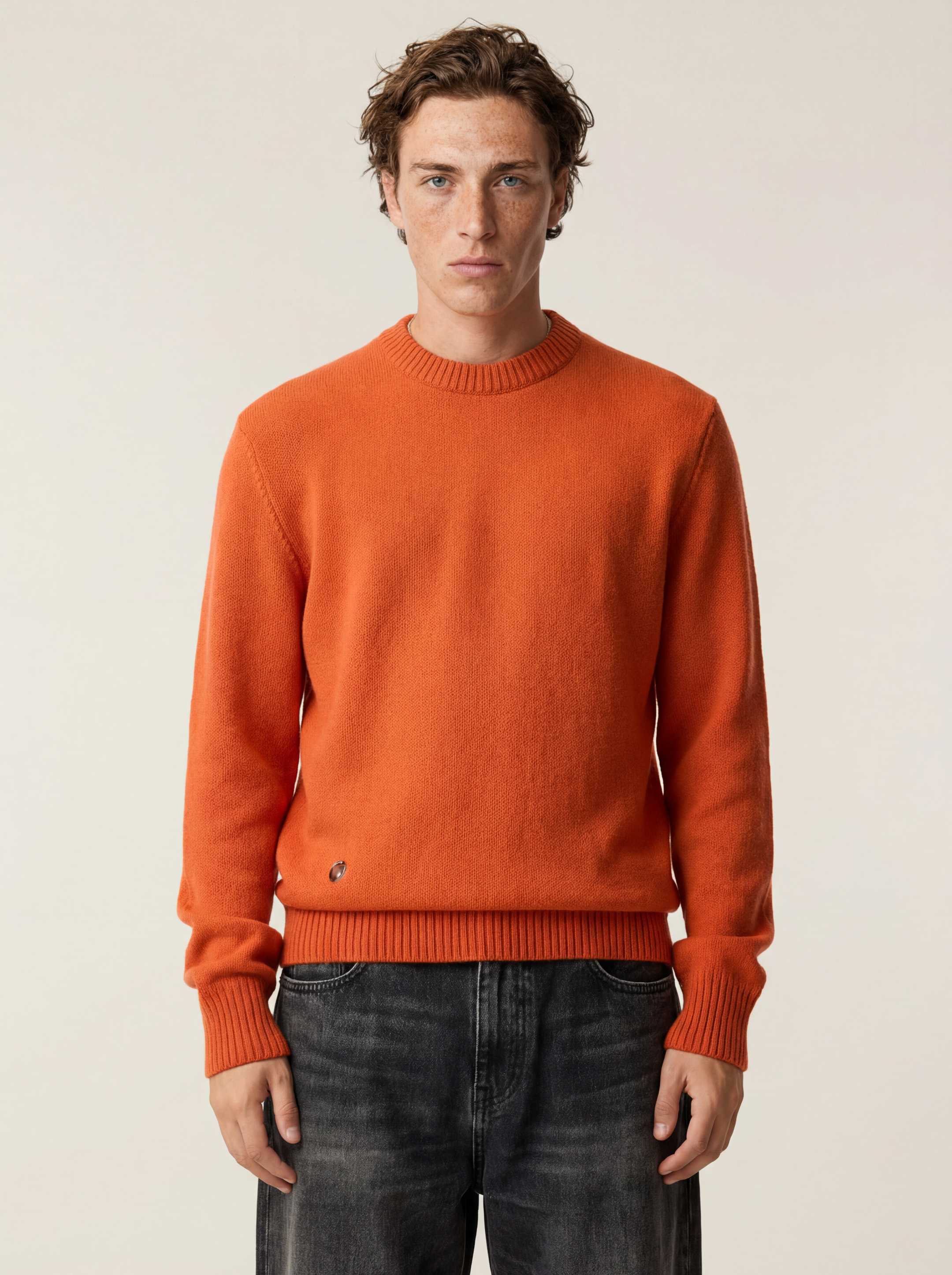 Burnt Orange - Merino Wool Original Crewneck | Sheep Inc.