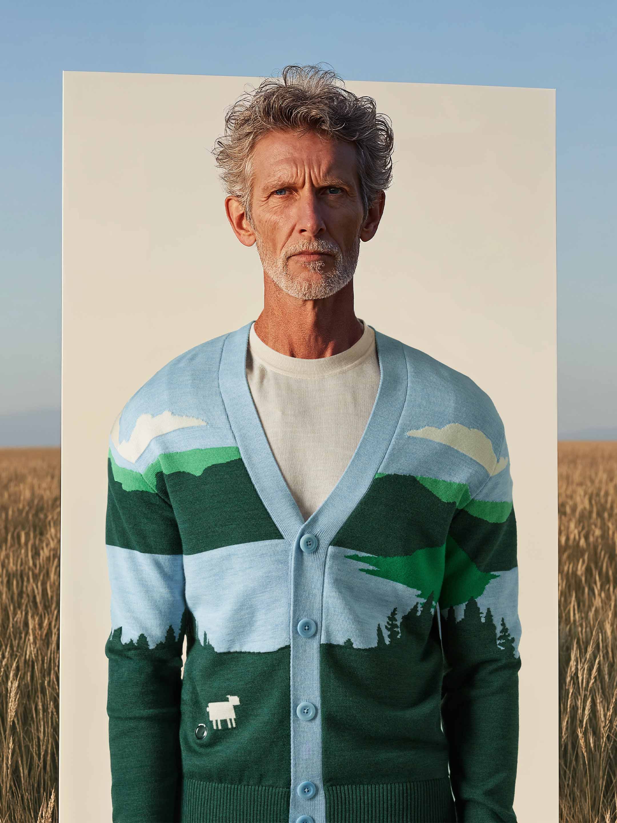 Sheepscape Cardigan - Men's/Women's - Sheep Inc