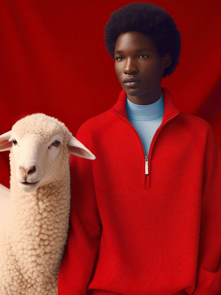 Men's Merino Wool Knintwear - Stain Resistant - Sheep Inc.